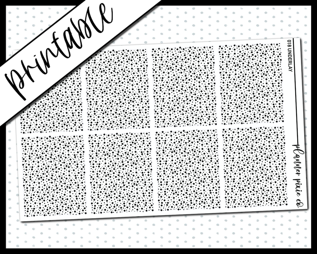 Printable Stickers, Foil Ready, Printable , Digital Planner Stickers ...