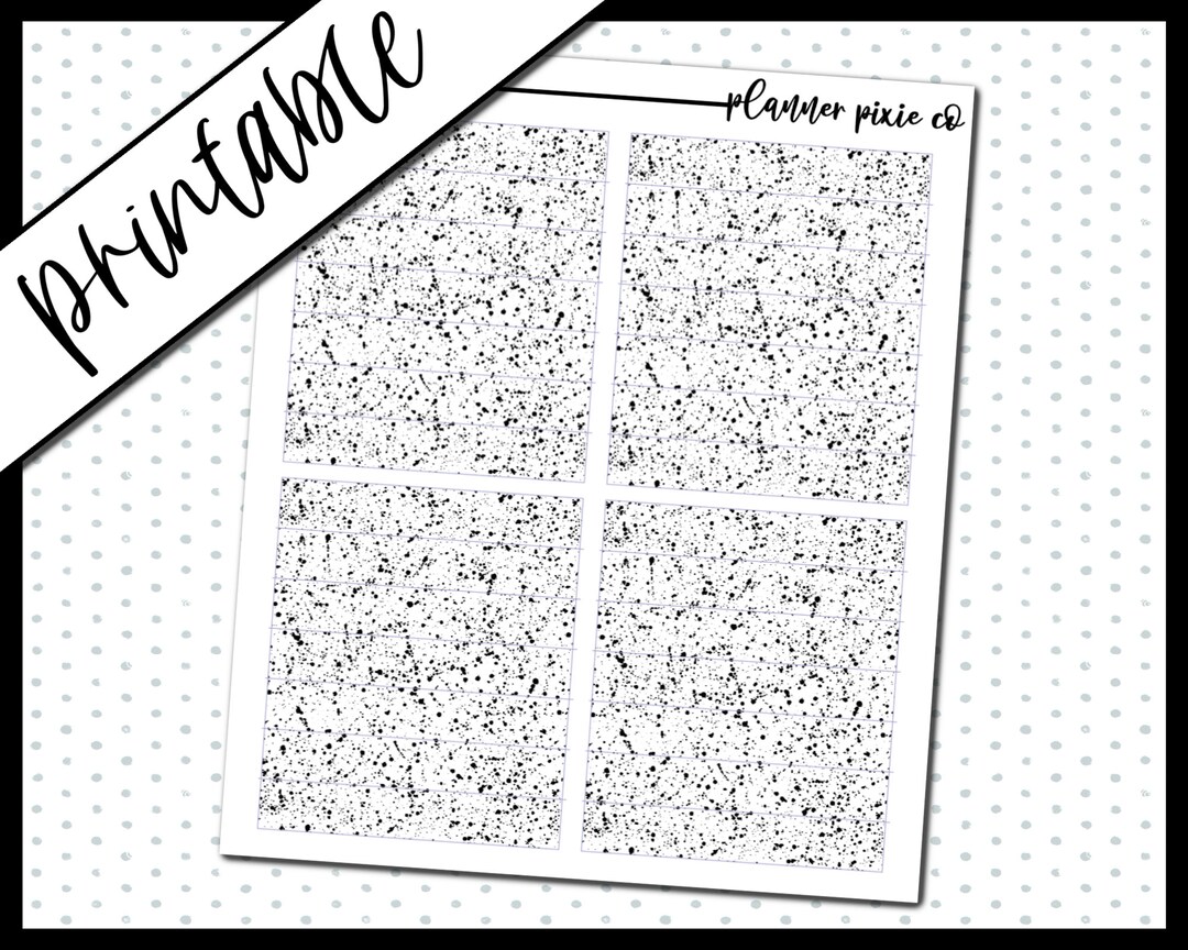 Foil Ready Printable Stickers Printable Cut Line Files - Etsy