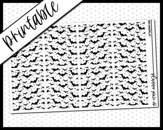 Printable Stickers Foil Ready Printable Digital Planner - Etsy