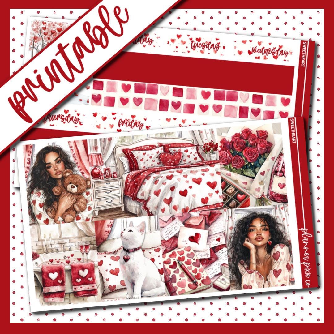 Printable Weekly Kit // Printable // Cut Line Files // Instant Download ...
