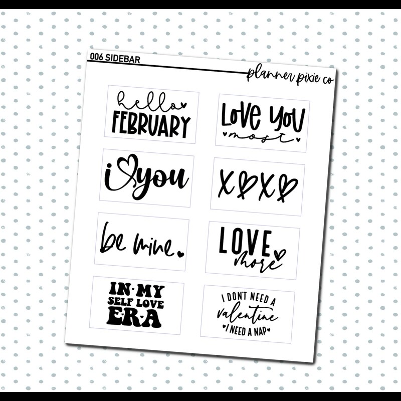 February Headers - Etsy