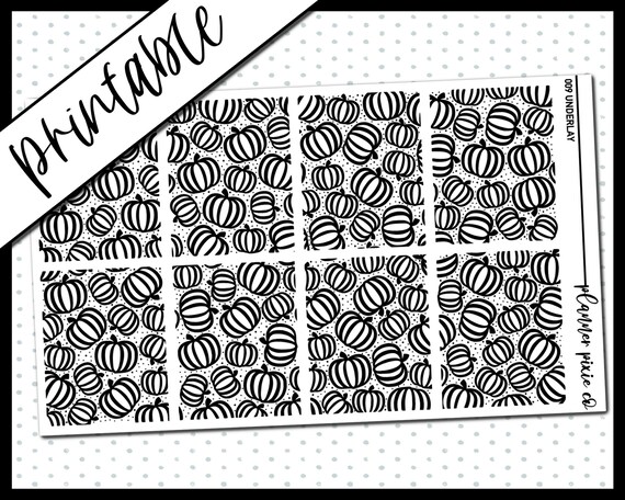Printable Stickers Foil Ready Printable Digital Planner - Etsy