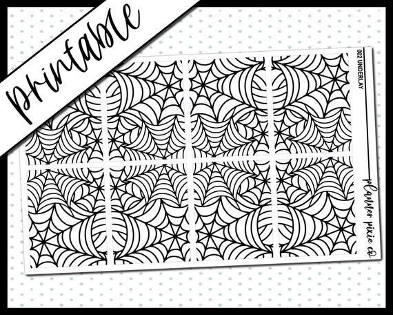 Printable Stickers Foil Ready Printable Digital Planner - Etsy