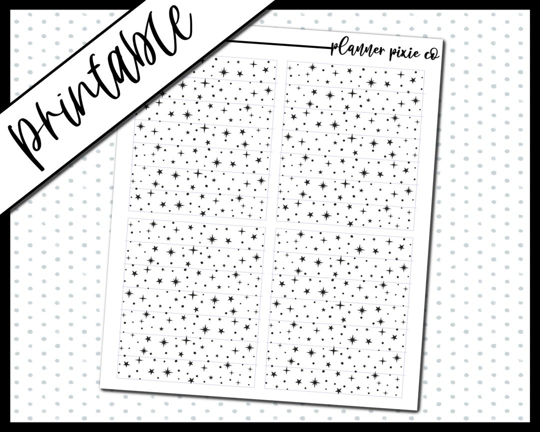 Foil Ready, Printable Stickers, Printable , Cut Line Files, Digital ...