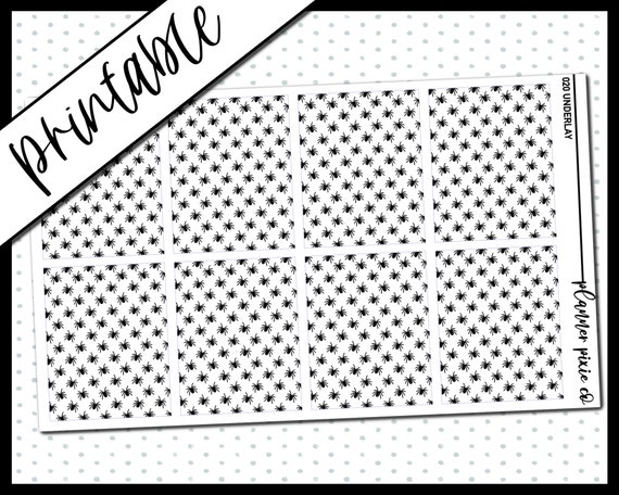 Printable Stickers Foil Ready Printable Digital Planner - Etsy