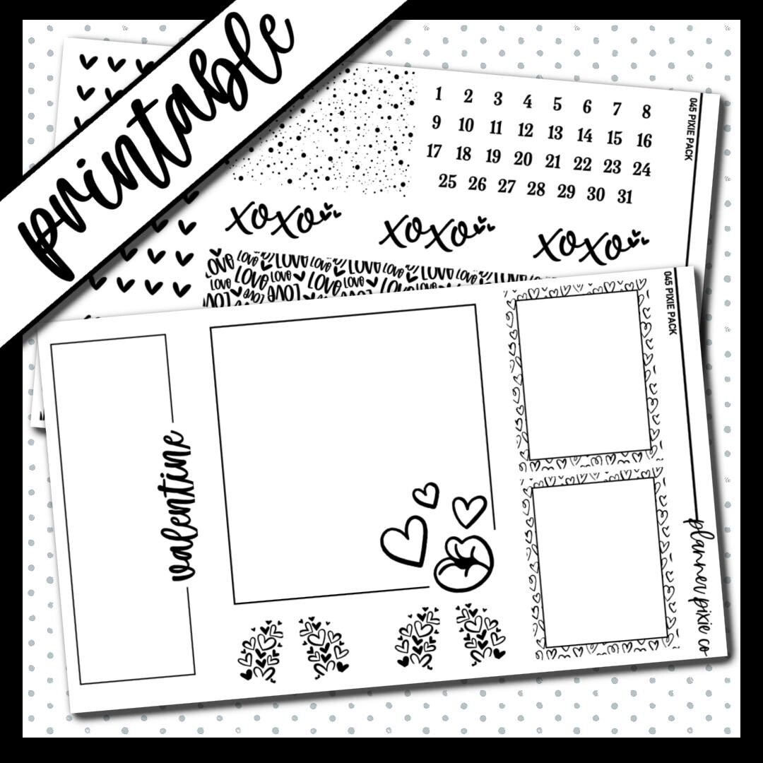 Foil Ready, Foil Bundle, Pixie Pack, Printable , Cut Line Files ...