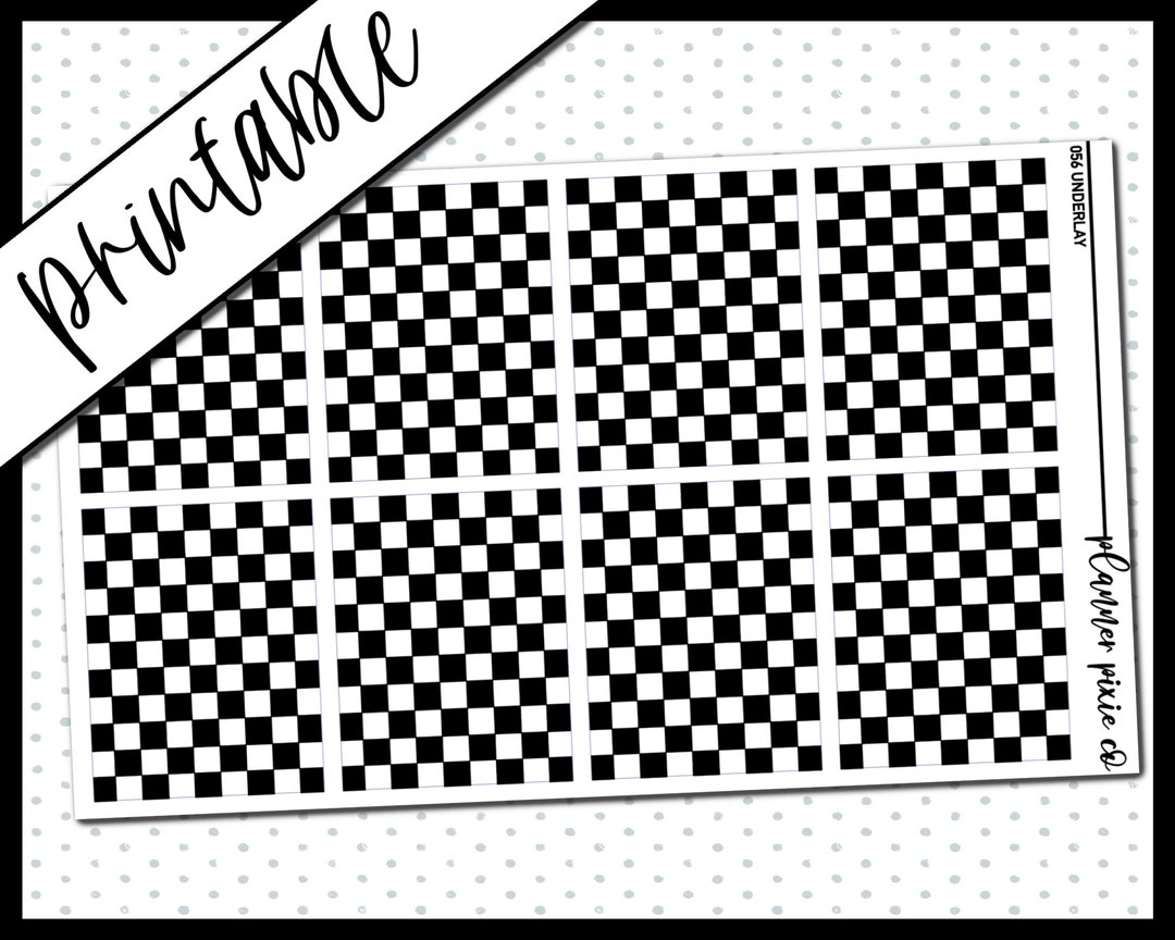 Printable Stickers, Foil Ready, Printable , Digital Planner Stickers ...