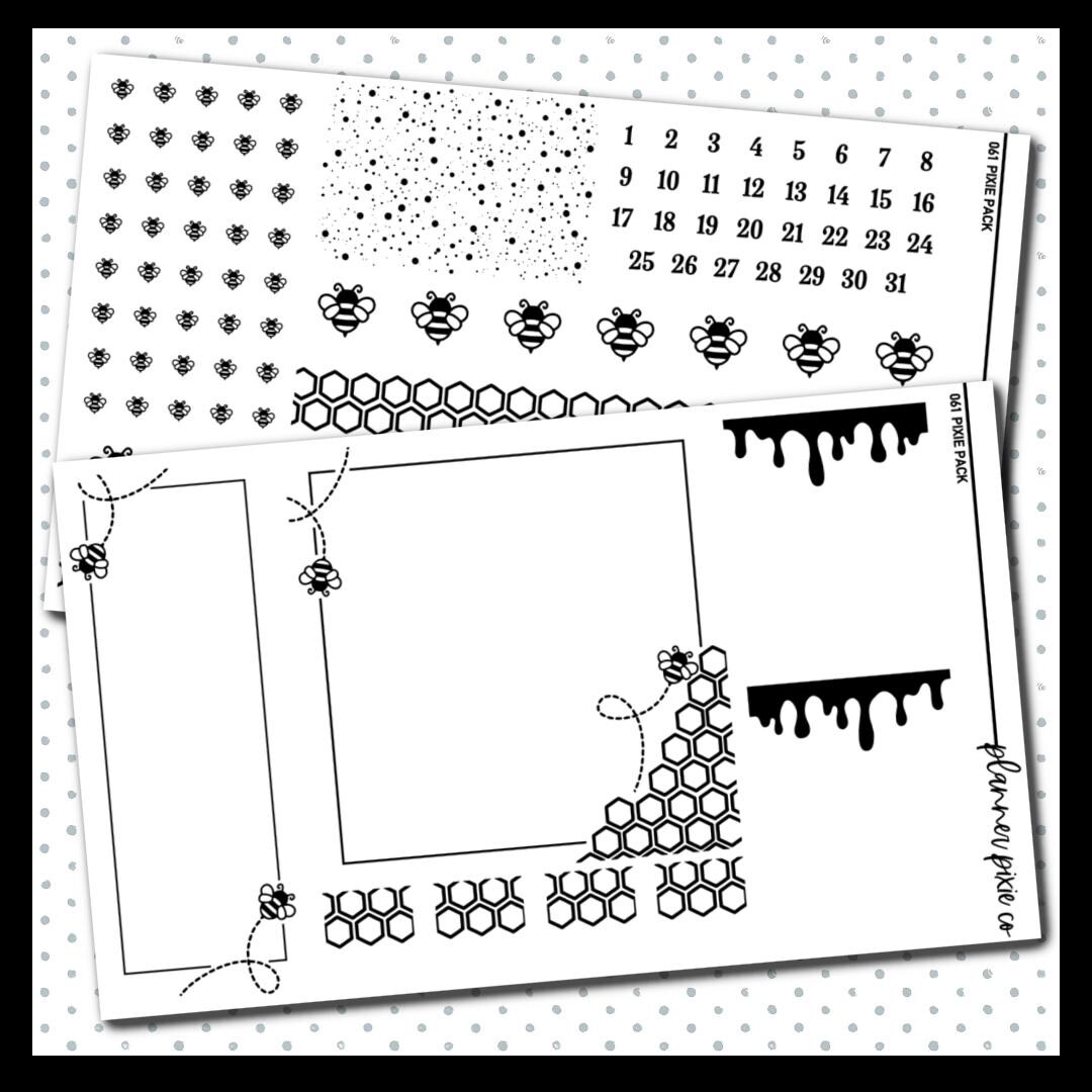 Foil Bundle, (061NEW), Pixie Pack, Honey, Bees - Etsy