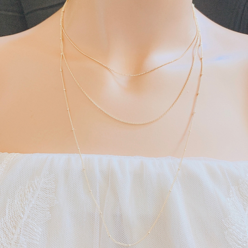 3 Layer Necklace - Etsy