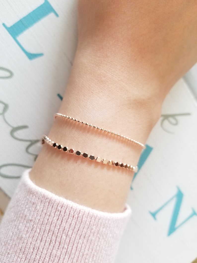 Chain Bracelet / Simple Minimal Bracelet/ Pearl Bracelet / - Etsy