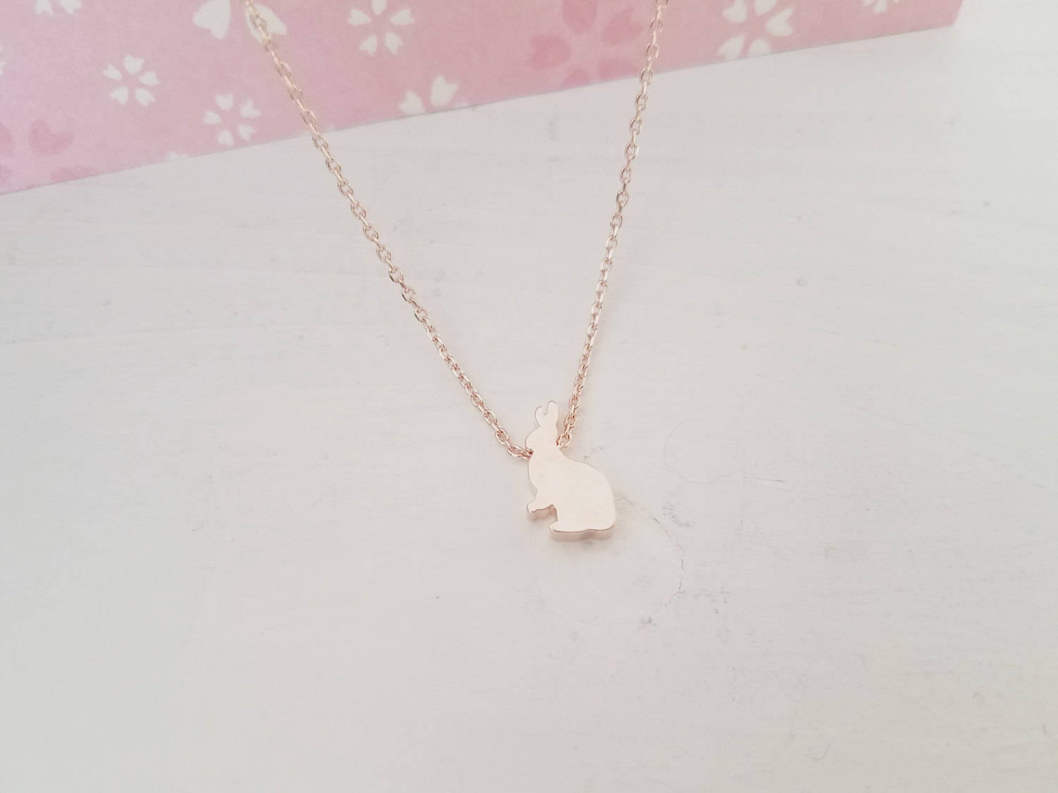 EASTER Bunny Rabbit Necklaceeaster Bunnyanimal Loveranimal - Etsy