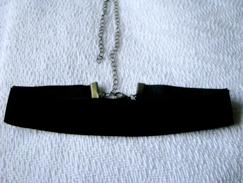 Adjustable Black Velvet Choker 90s Jewellery Simple Choker - Etsy