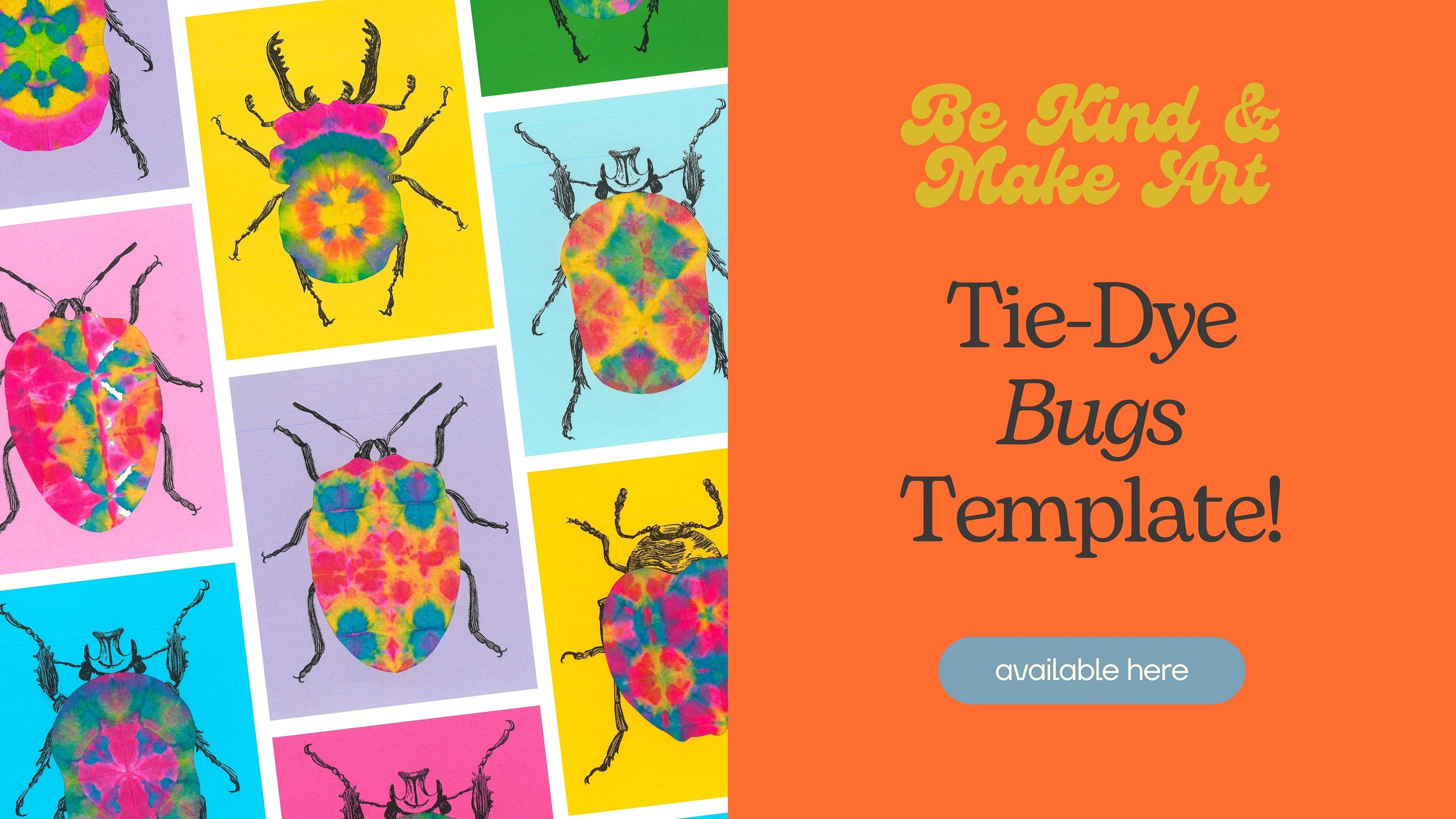DIY Tie-dye Bugs Art Project | Parent & Child Craft Activity ...