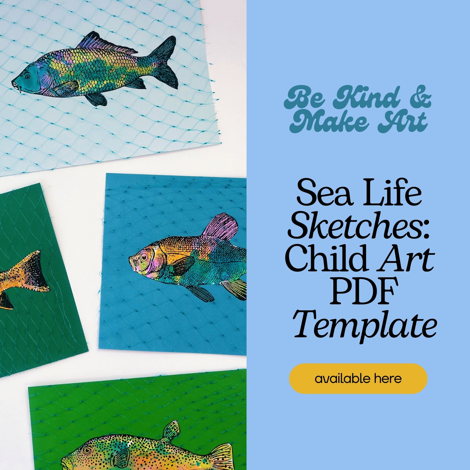 Ocean Animals Watercolor Art Kit | Bingo Dauber Painting for Kids ...