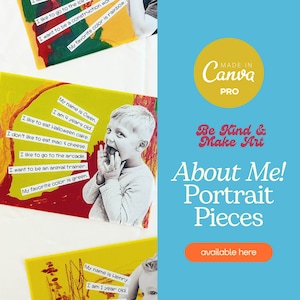 Editable about Me Portrait: Kids' Art Project - Etsy