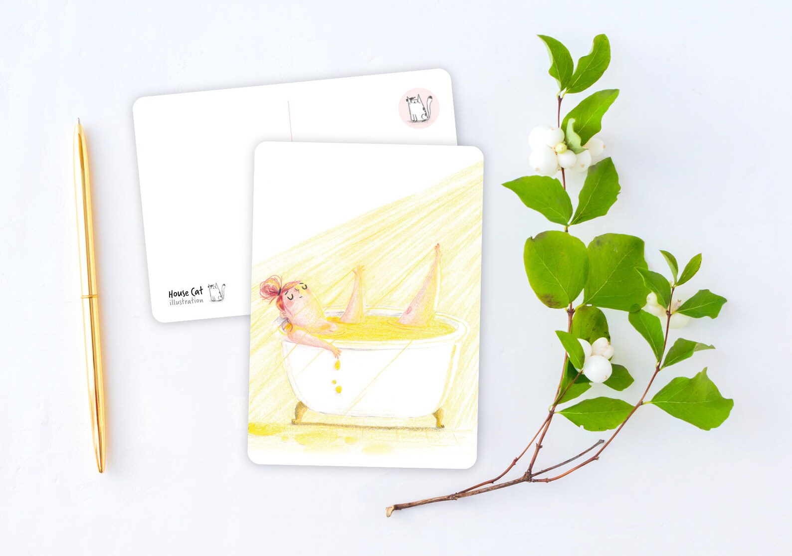 Relaxation Card Take Care of Yourself Card Sunny Card Warm - Etsy