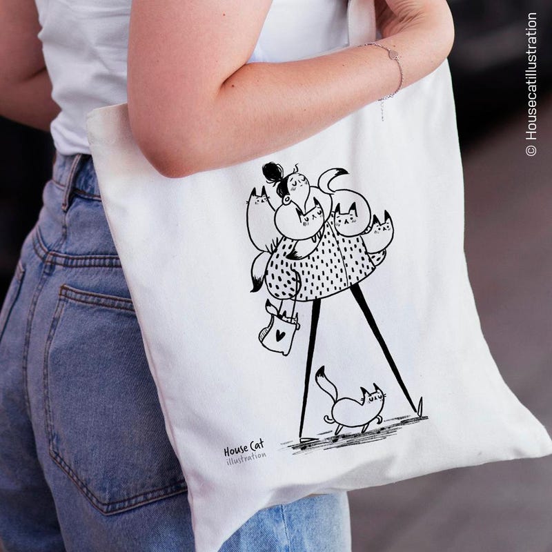 Housecatillustration - Etsy