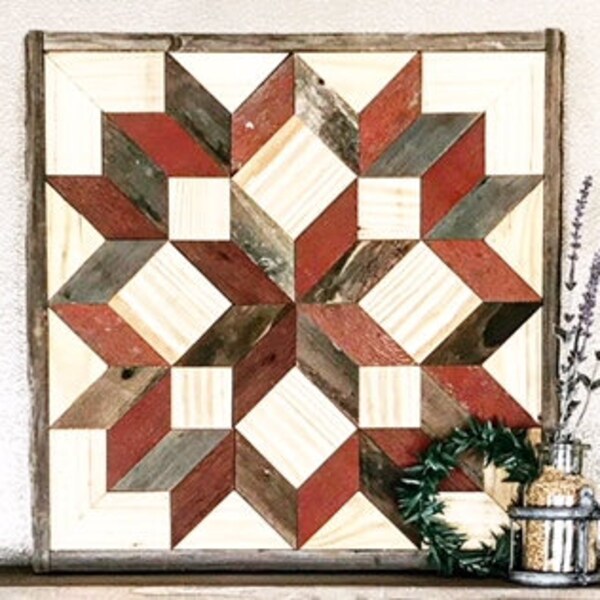 Wooden Quilt Block - Etsy