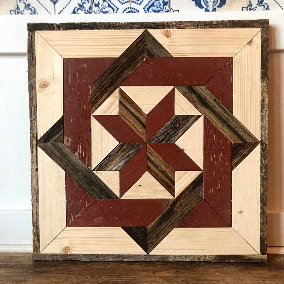 Reclaimed Wood Barn Quilt Square - Etsy