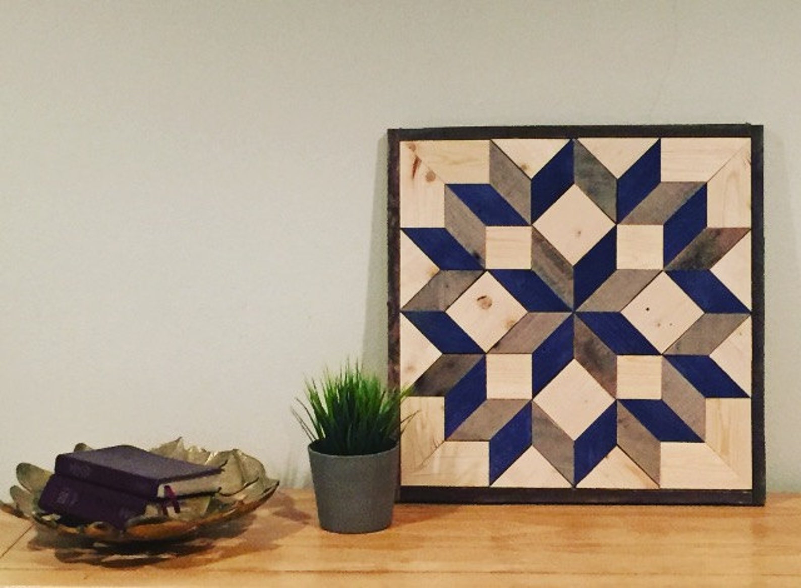 Rustic Reclaimed Wood Quilt Square Traditional Carpenters - Etsy