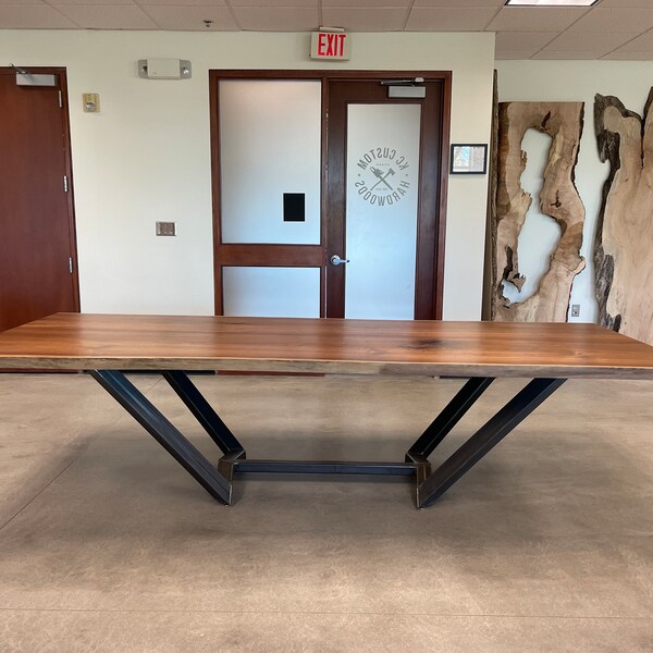 Bookmatched Table - Etsy