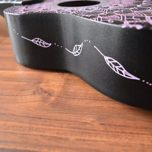 Spring Bloom Leaf Mandala Hand Painted Soprano Ukulele - Etsy