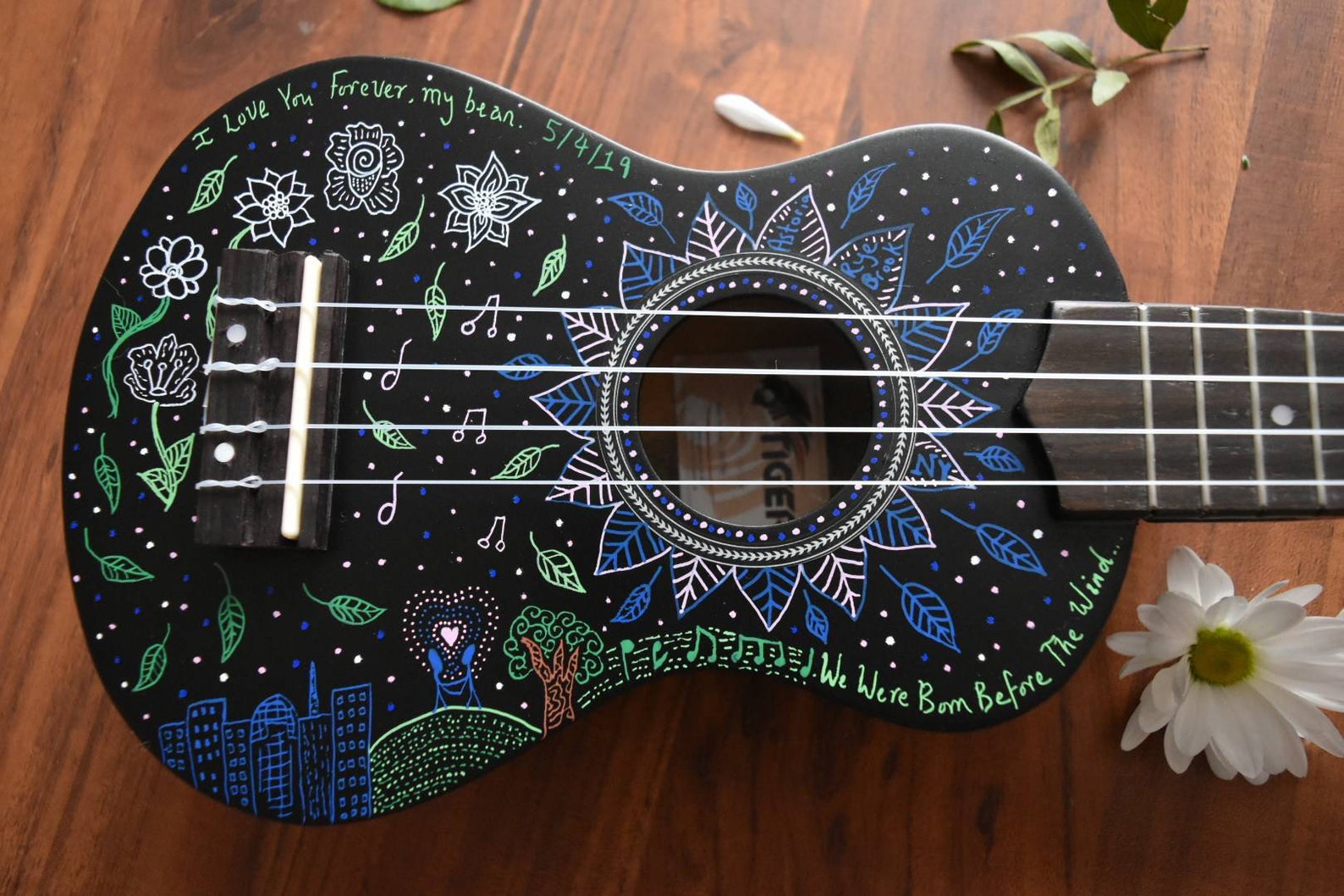 Custom Unique Hand Painted Ukulele your Own Design and Ideas | Etsy