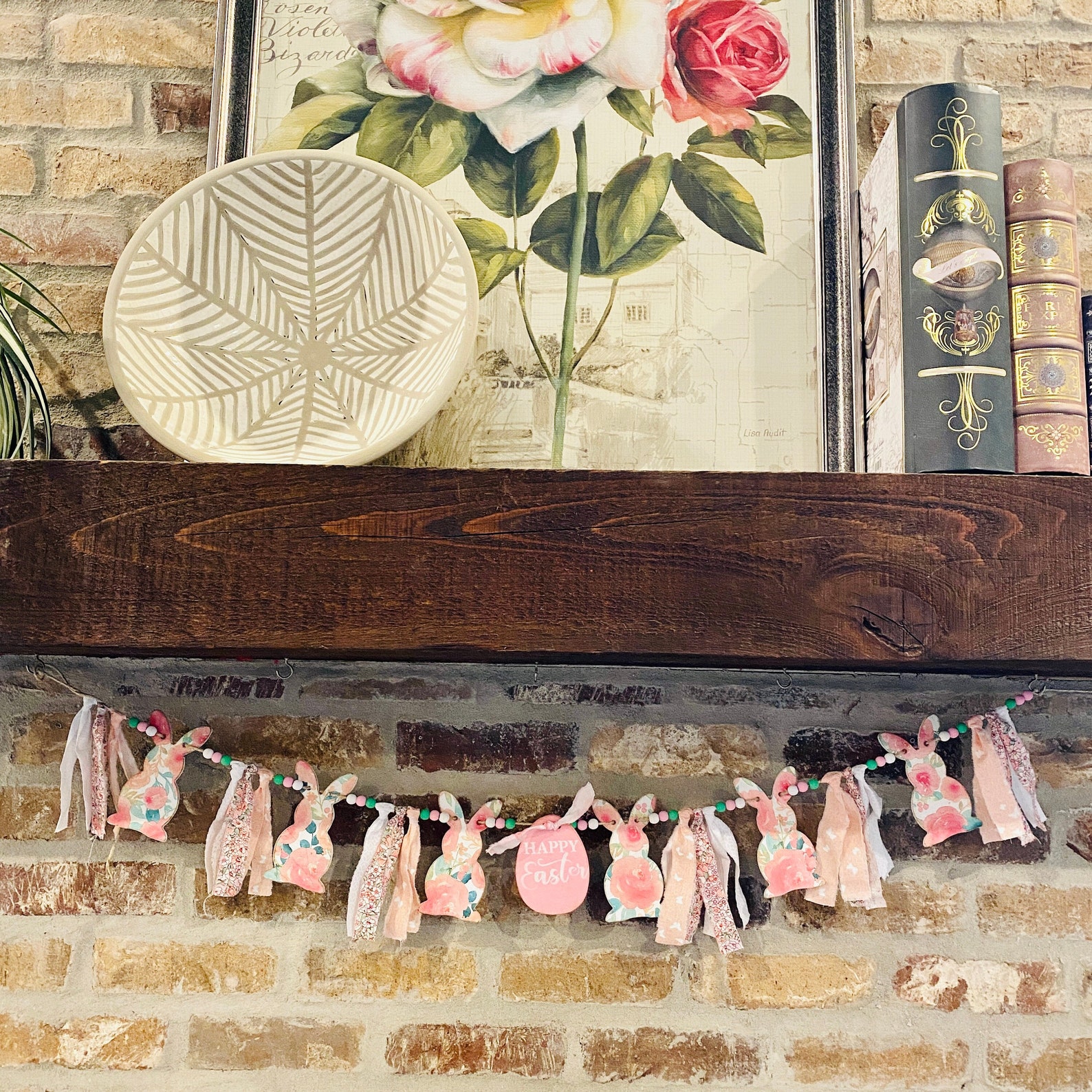 Easter Bunny, Boho, Shabby Chic Banner/garland in Pastel Colors for ...