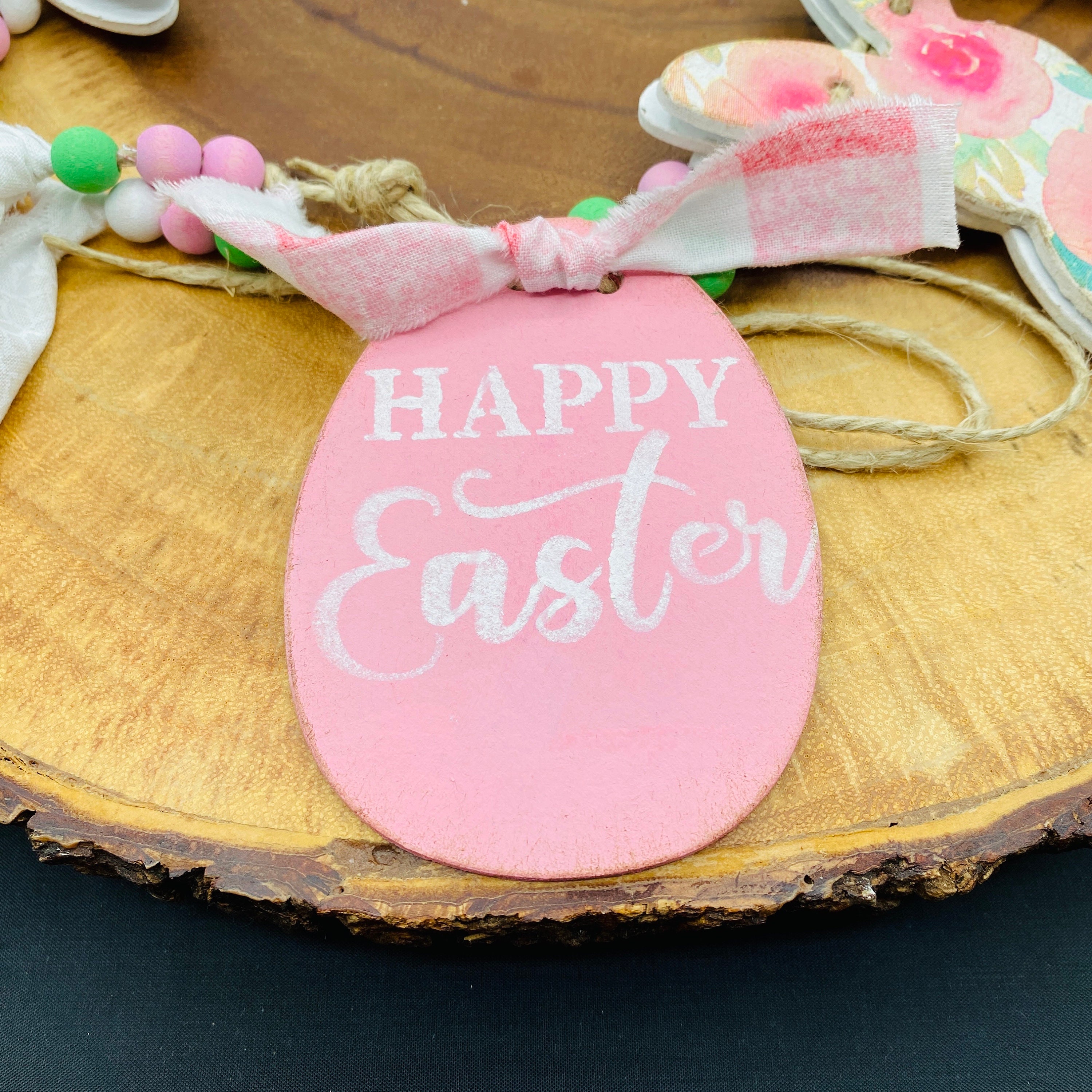 Easter Bunny, Boho, Shabby Chic Banner/garland in Pastel Colors for ...