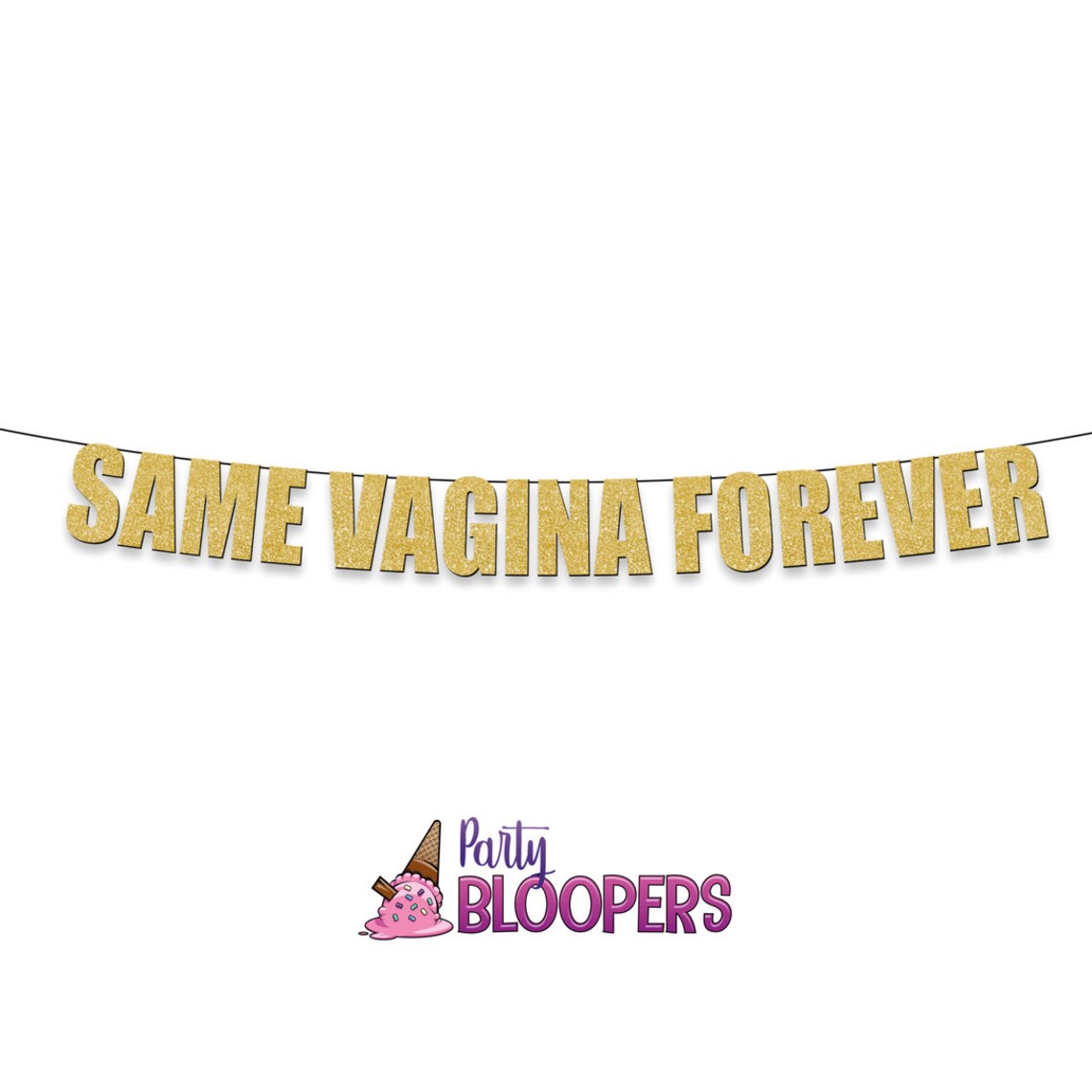 SAME VAGINA FOREVER Funny/rude Party Banner for Same Sex - Etsy