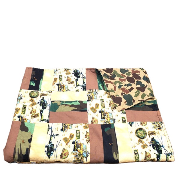 Army Quilt - Etsy