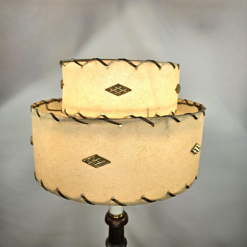 Mid Century Lamp Shade - Etsy