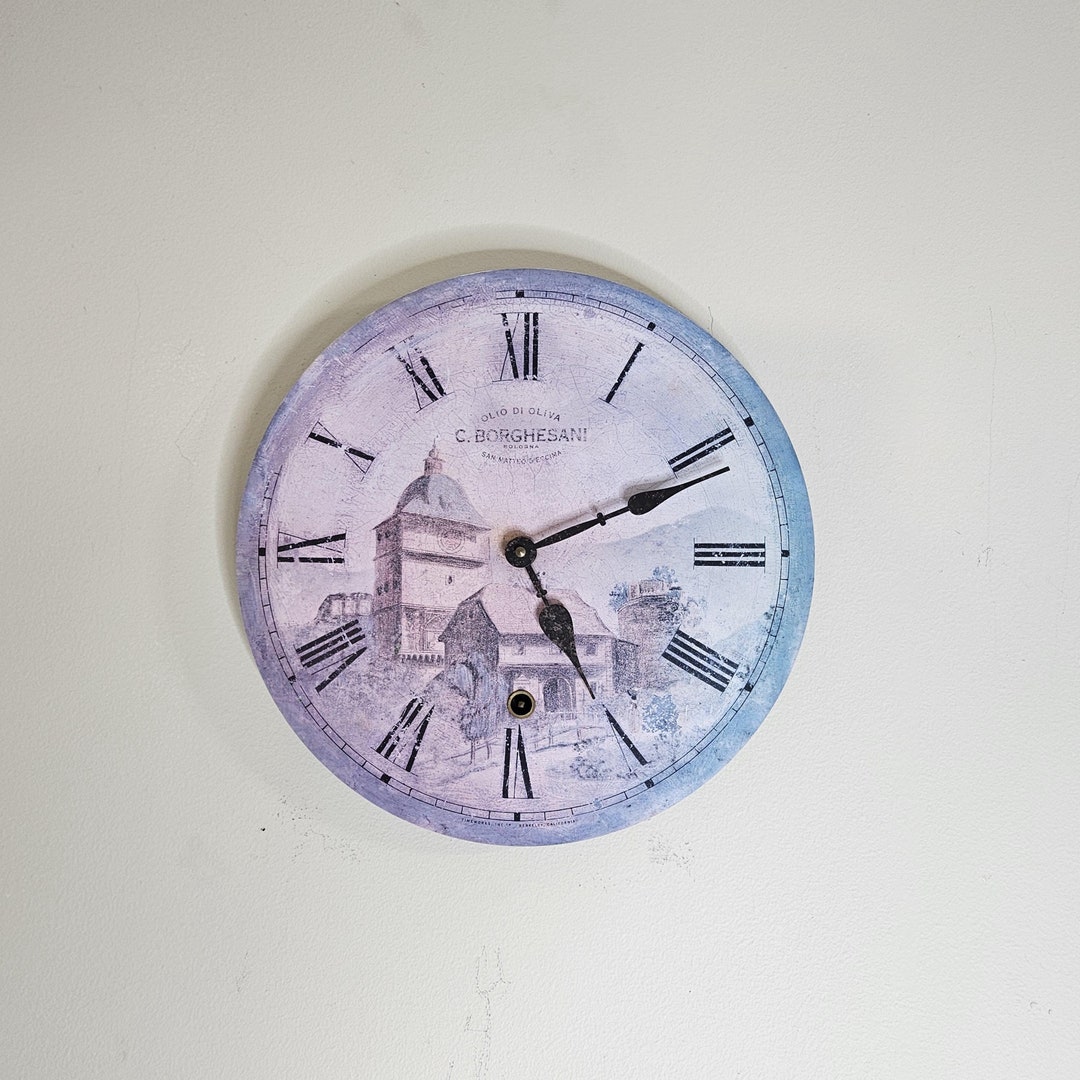Vintage 13" Timeworks Italian Theme Wall Clock: C. Borghesani Bologna ...