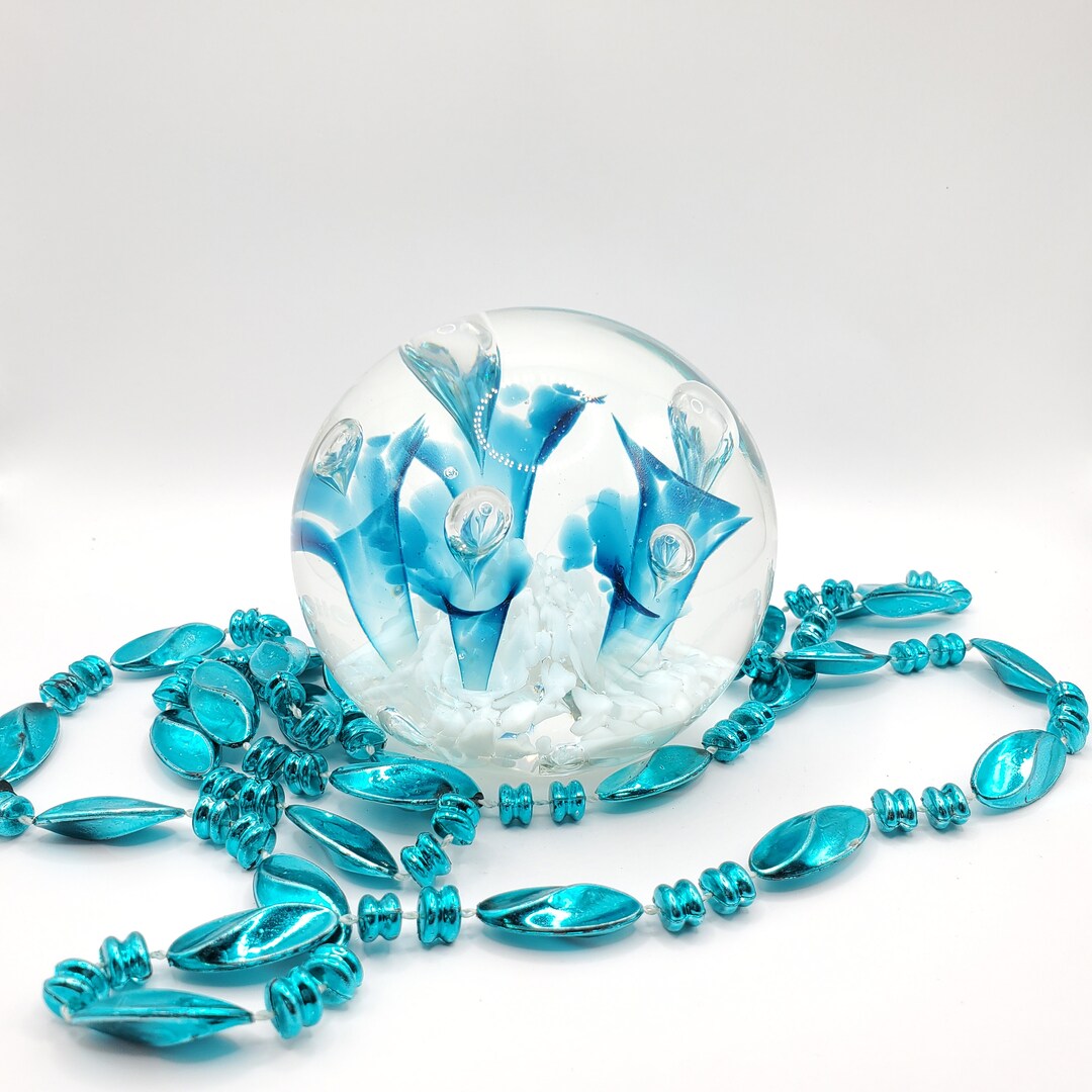 Vintage Prestige Art Glass Paperweight Elwood, Indiana . Glass ...
