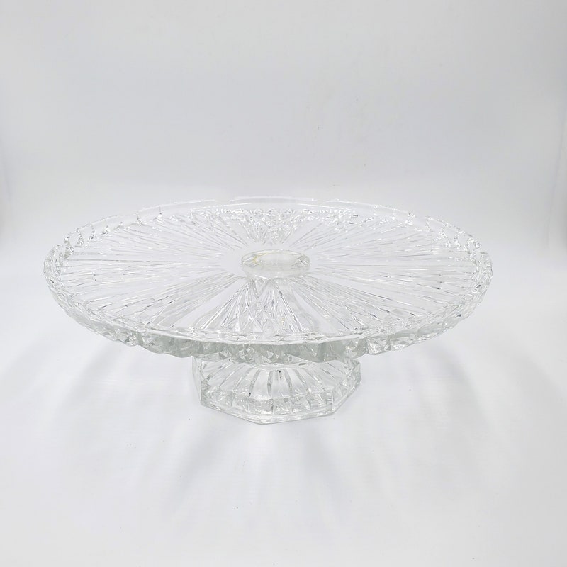 Crystal Cake Stand - Etsy