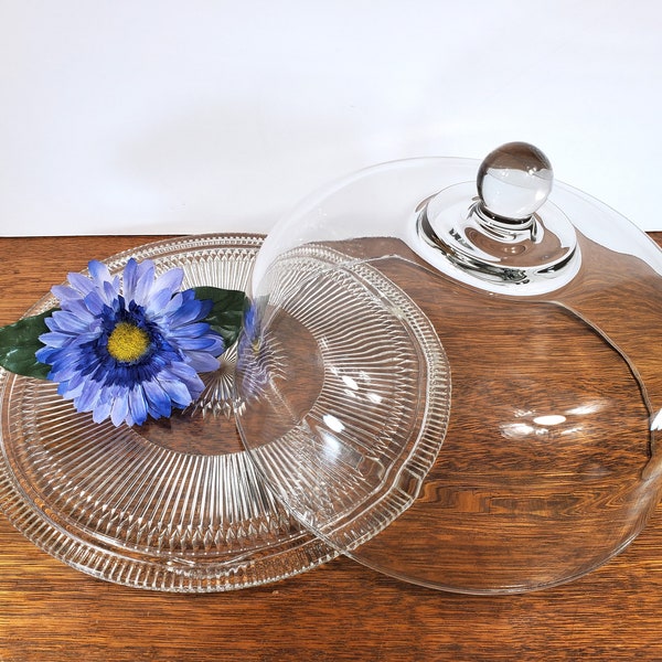 Cake Plate With Dome - Etsy