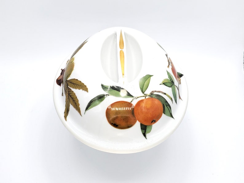 Vintage Royal Worcester Evesham Gold Casserole Lid - Replacement - Made ...