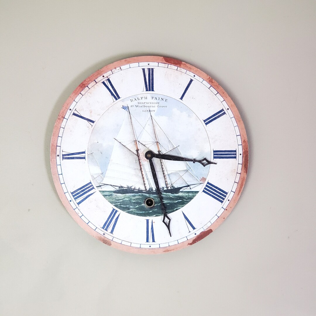 Vintage Timeworks 13 Ralph Paine Boatwright London Ship Quartz Wall ...
