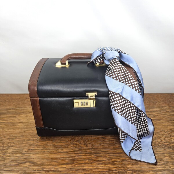 Leather Train Case - Etsy