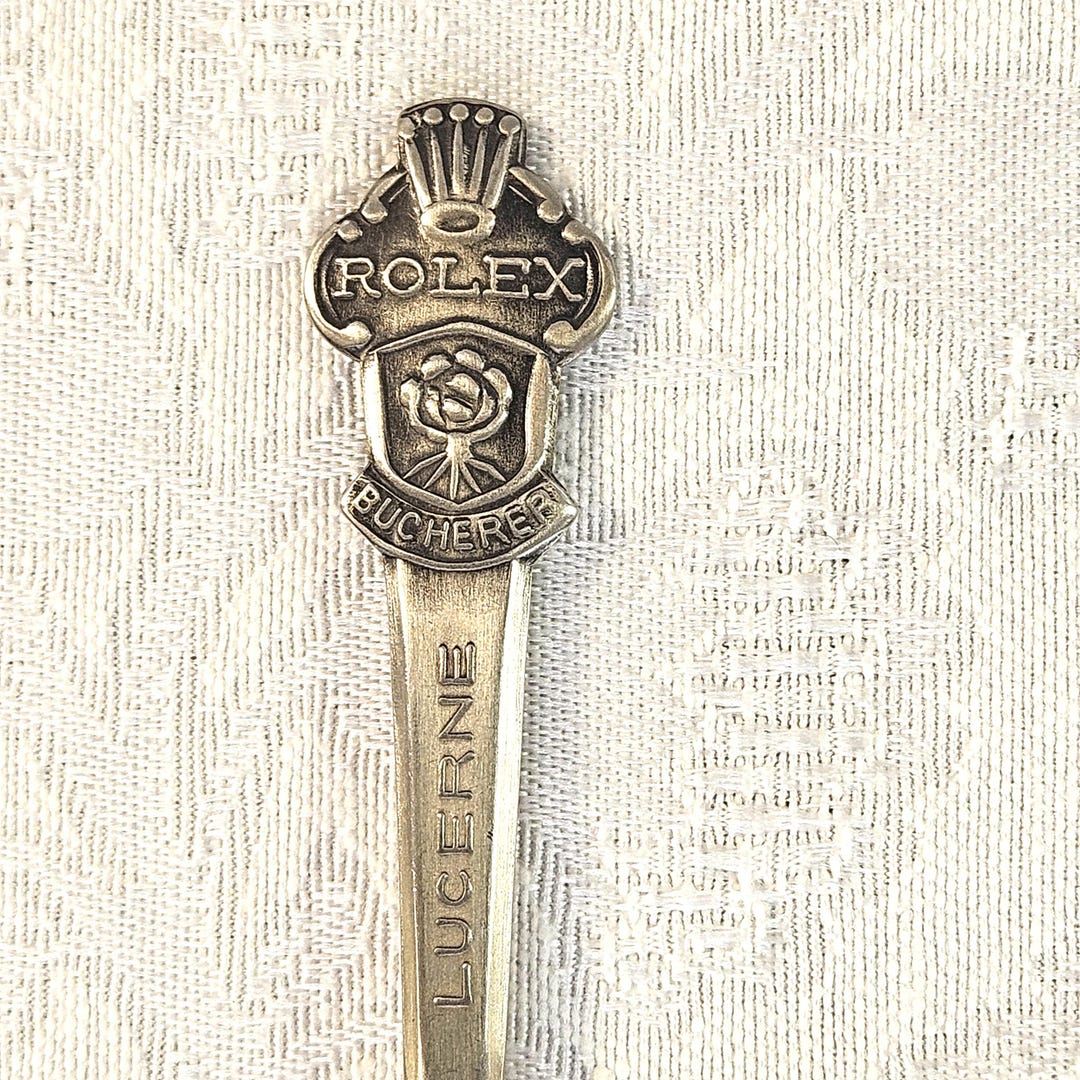 Vintage Rolex Lucerne Bucherer of Switzerland Souvenir Spoon, Collector ...