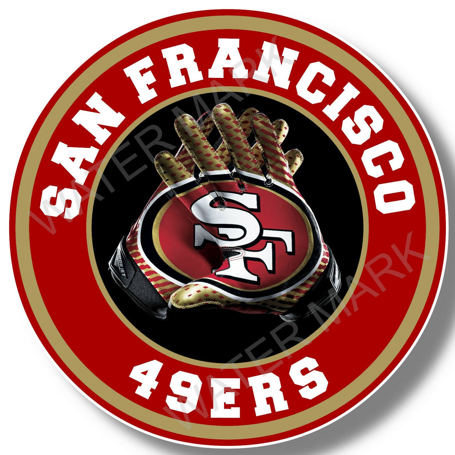 San Francisco 49ers Vinyl Sticker Decal Team Colors Truck | Etsy