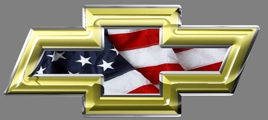 Chevy Logo American Flag