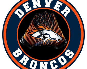 Denver Broncos Decal | Etsy