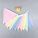 Pastel Rainbow Bunting, Nursery Bunting - Etsy UK