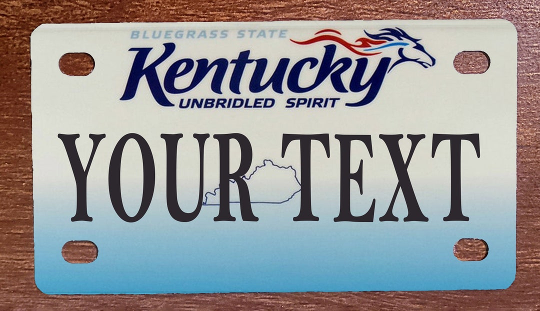 Personalized Mini License Plate, Refrigerator Magnet, Car, Bike, Any ...