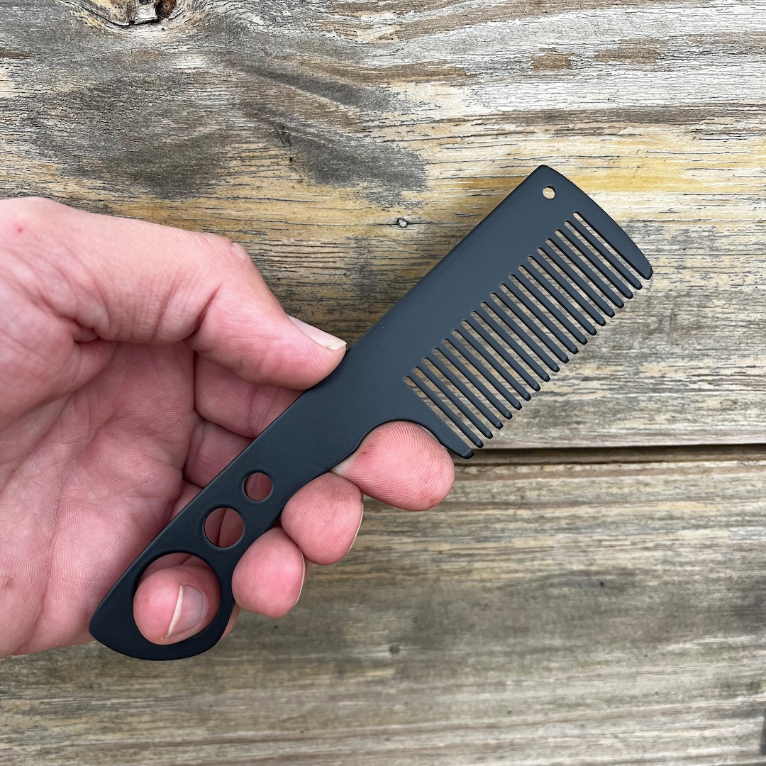 Heircomb Cleaver Premium Finish Metal Hair Comb - Etsy
