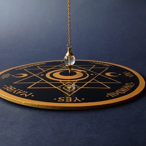 Pendulum Board and Pendulum Crystal || Witches Pendulum Board Set ...