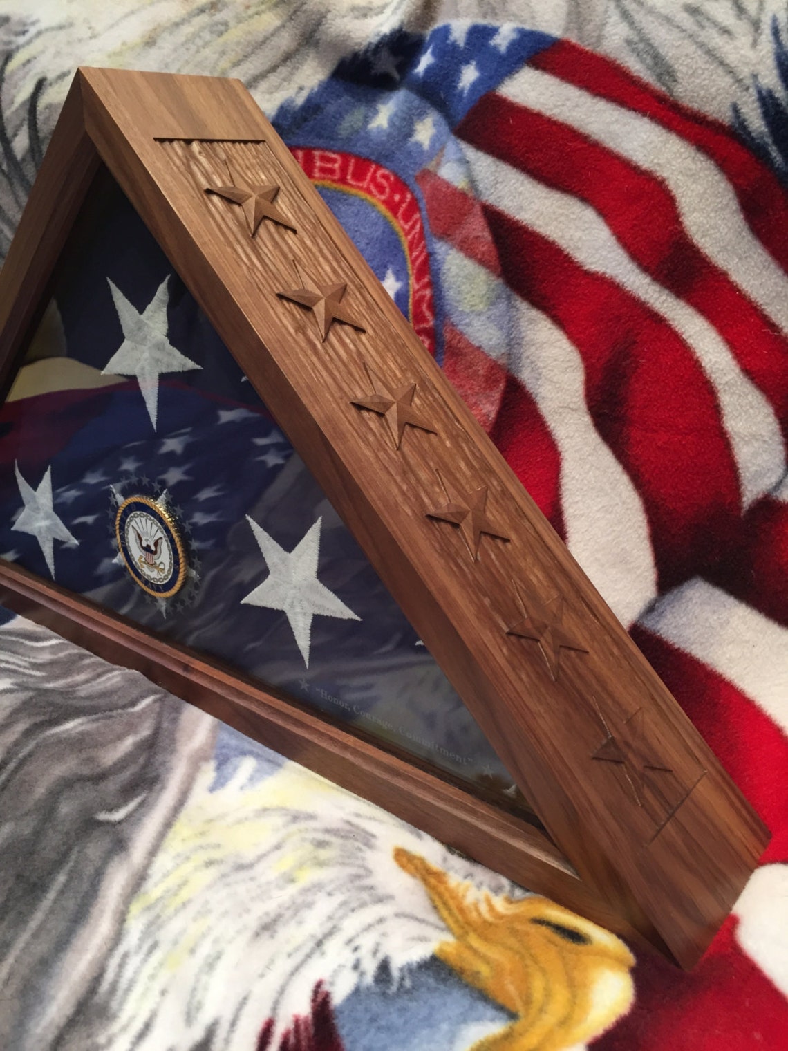 Custom 3D Carved Flag Boxes | Etsy