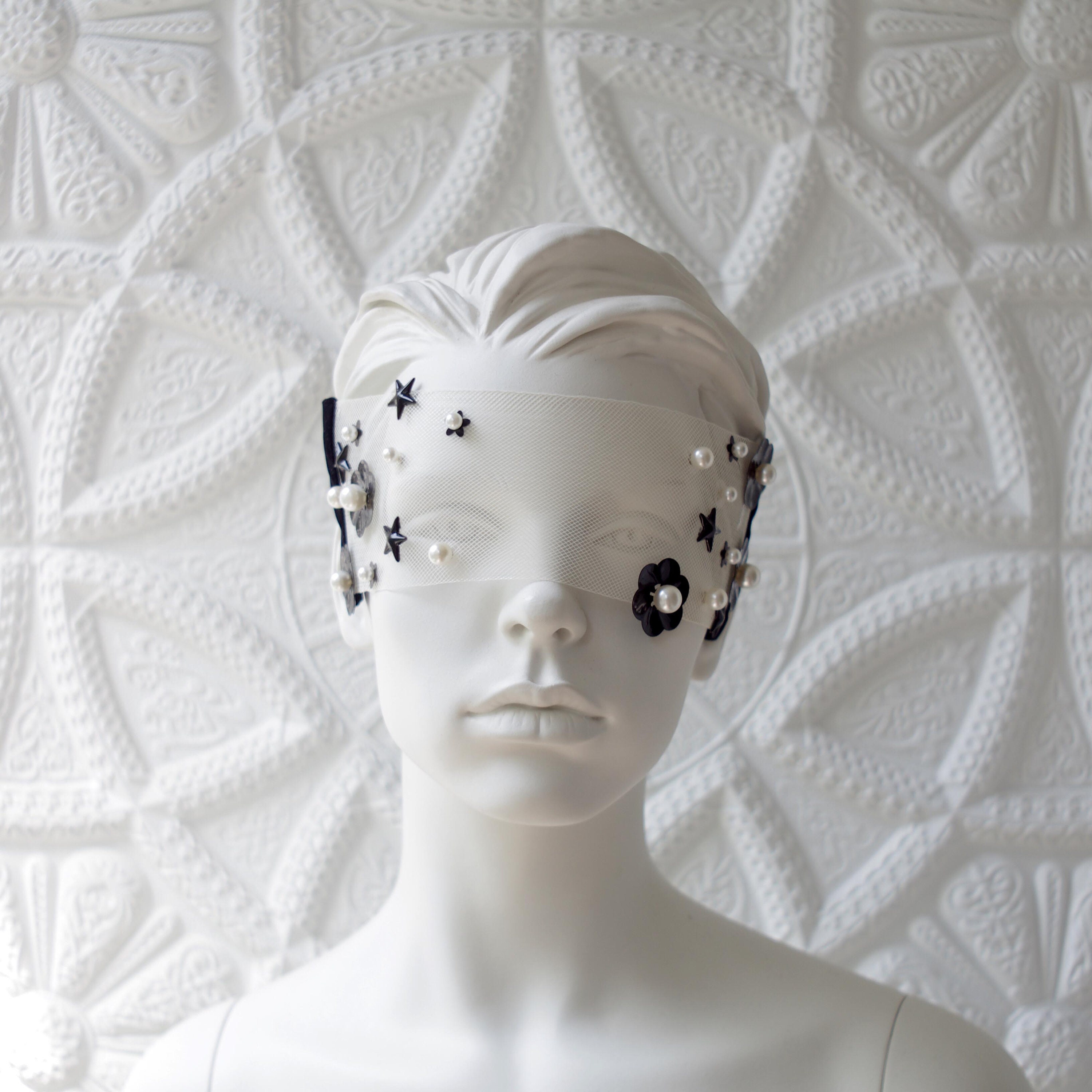 Couture Mask White Lace Mask Lace Mask Party Mask - Etsy