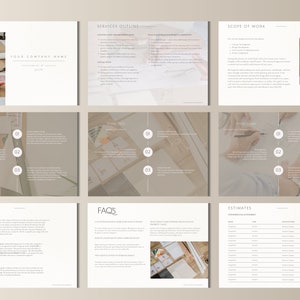 Ultimate Interior Designer Template Bundle Client Welcome Packet, Presentation, Portfolio, FFE ...